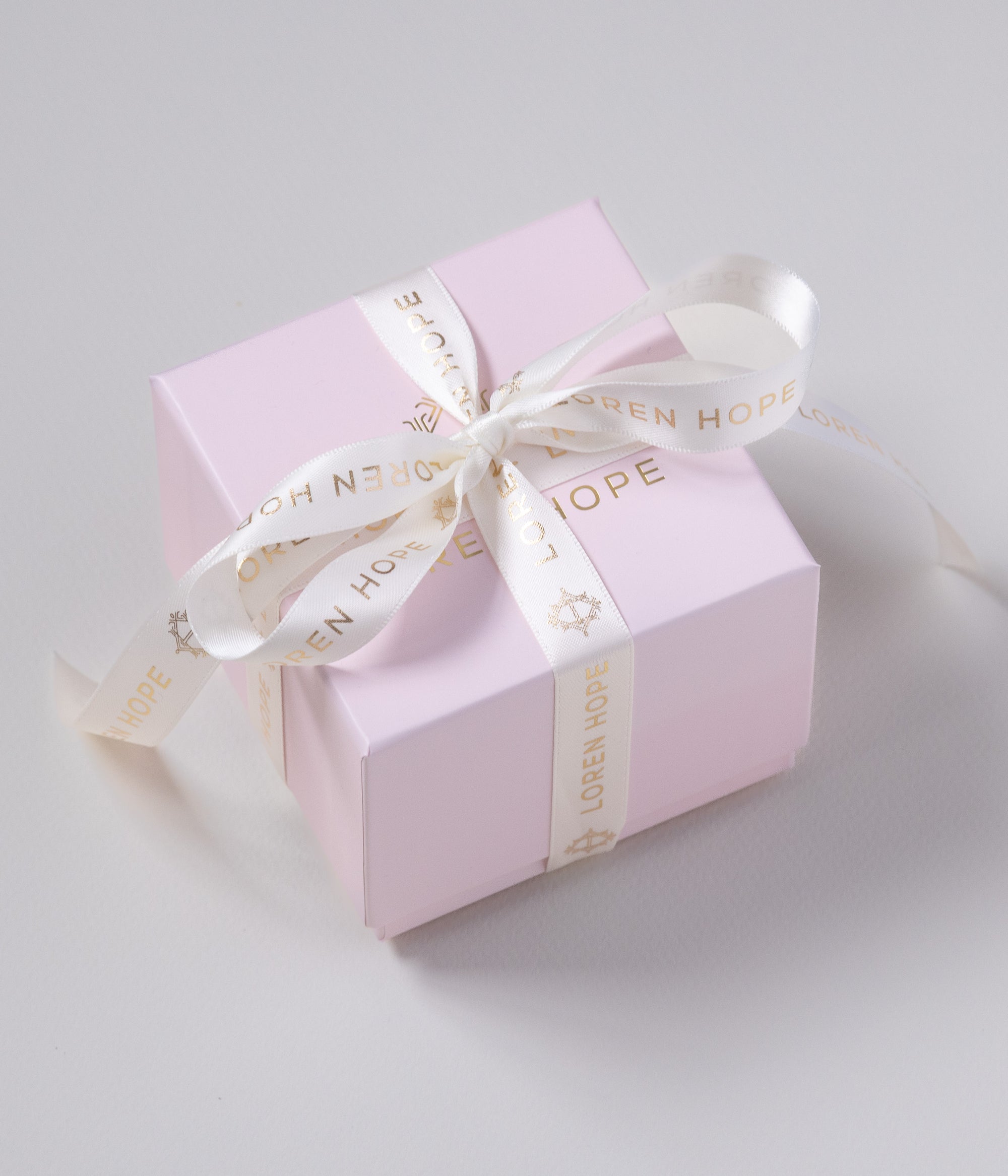 Small Round Pink Opaline Glass Box