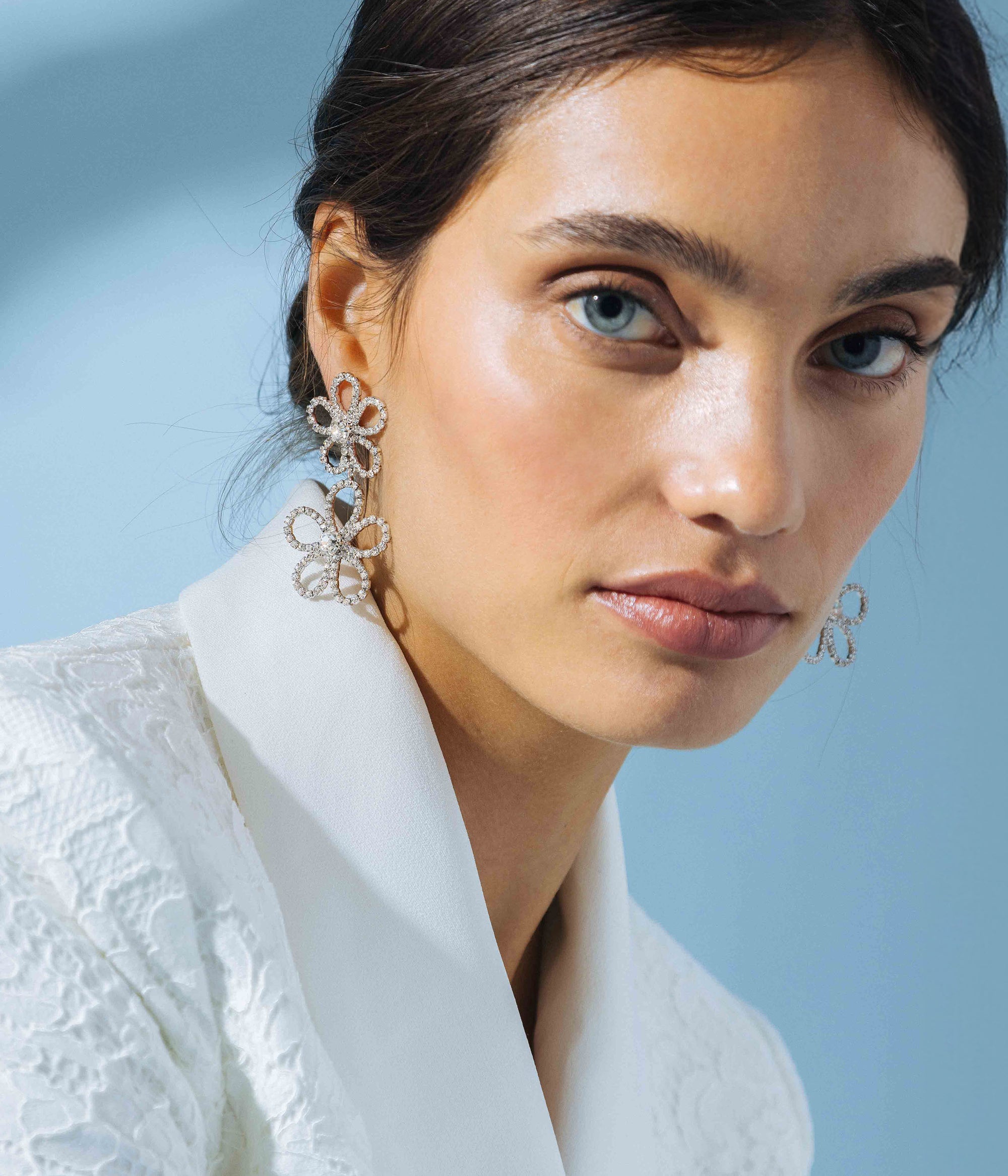 Leilani Flower Drop Earrings