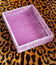Stackable Velvet Jewelry Tray - Berry Pink